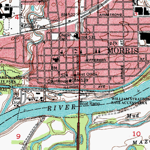 Morris Post Office, IL