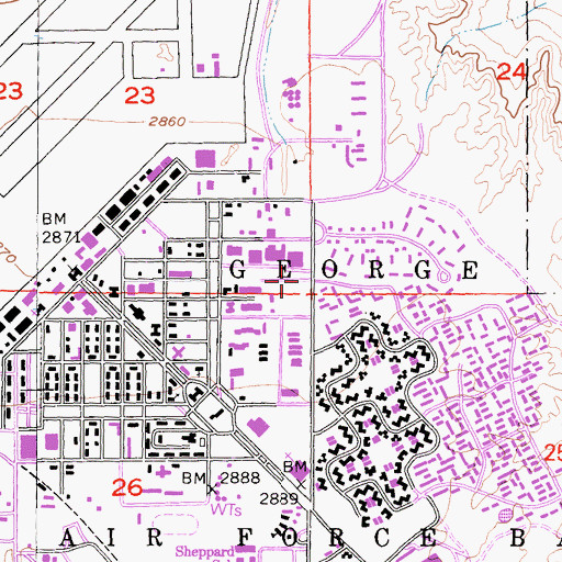 George Air Force Base Branch Victorville Post Office, CA