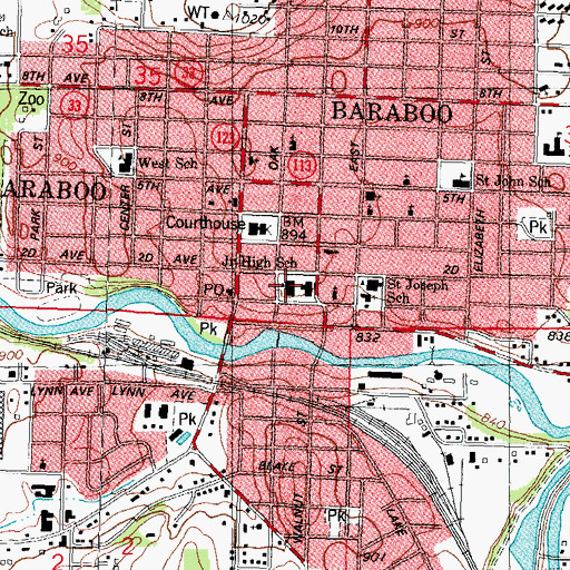 Baraboo Junior High School, WI