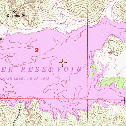 Lake Skinner Fishing Map
