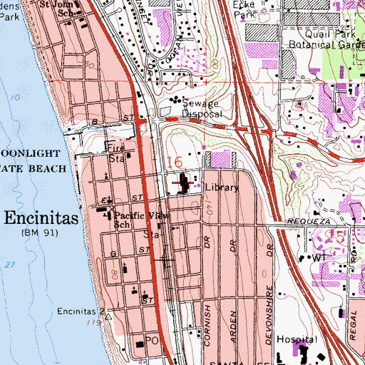 Encinitas Branch San Diego County Library, CA