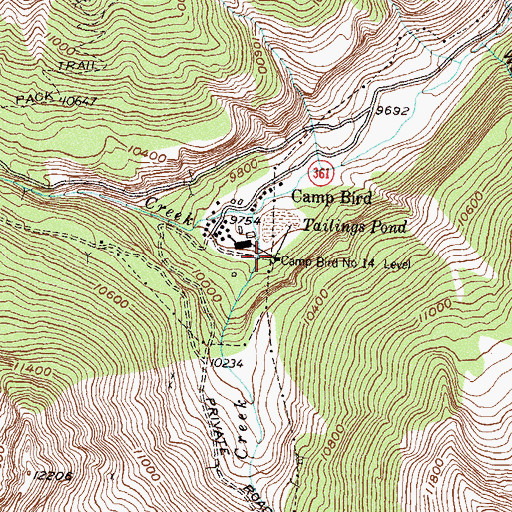 Camp Bird Number 14 Level, CO