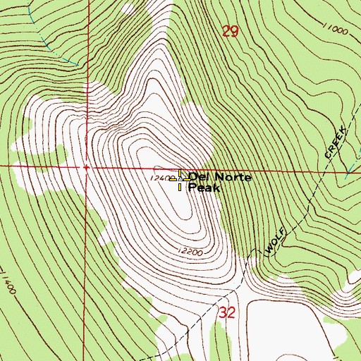 Del Norte Colorado Map Colorado - 8/5/80 To 10/8/80 - (3)