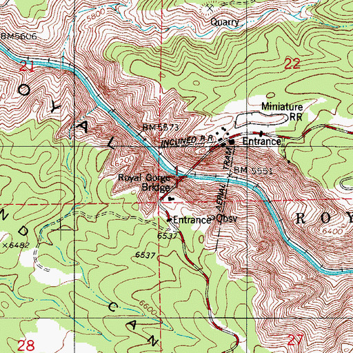 Royal Gorge Colorado Map Royal Gorge Bridge & Park Canon City, CO