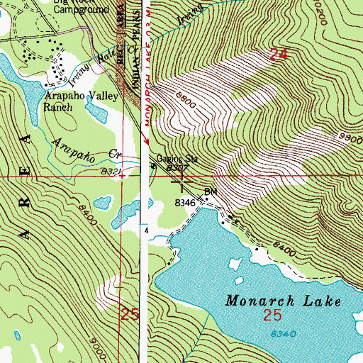 Monarch Lake Trailhead Parking, CO