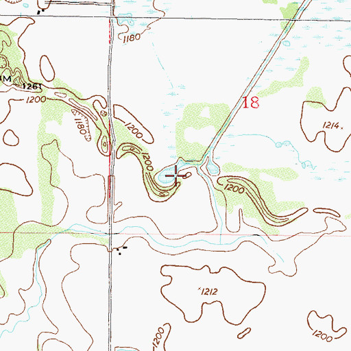Esker Topographic Map