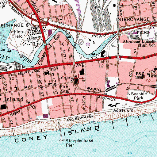 Coney Island Terminal New York City Transit System, NY