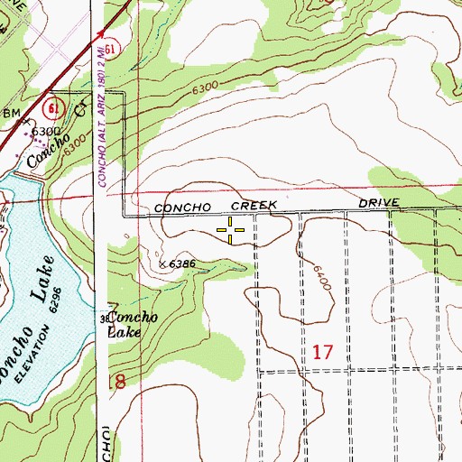 Concho Arizona Map