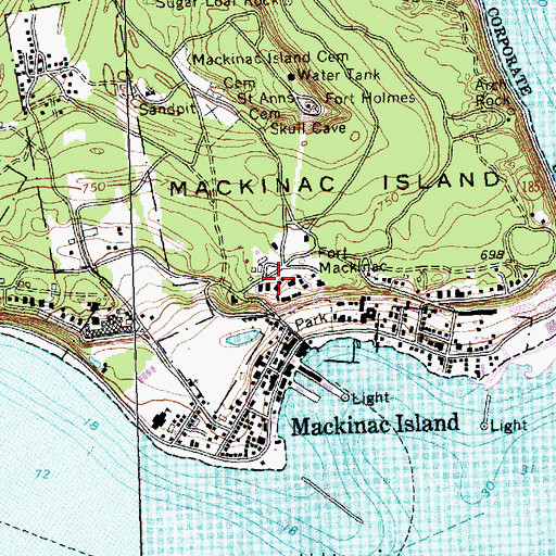 Historic Fort Mackinac Historical Marker, MI