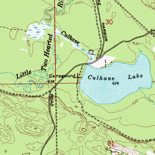 Michigan State Forest Campgrounds Map Maping Resources