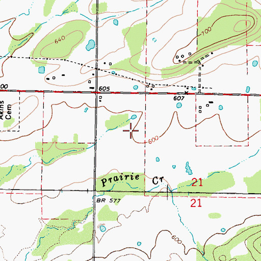 Akins Census Designated Place, OK