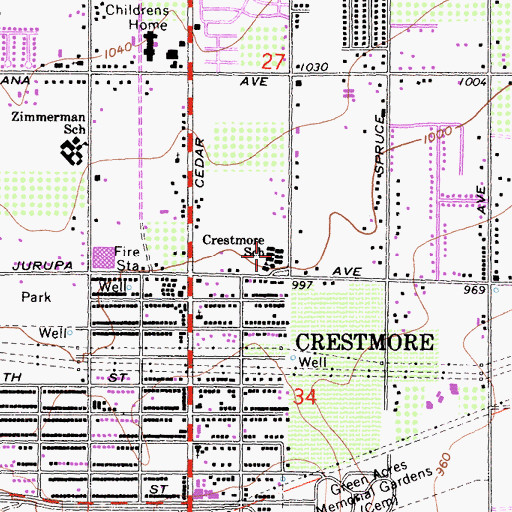 Crestmore Elementary School, CA