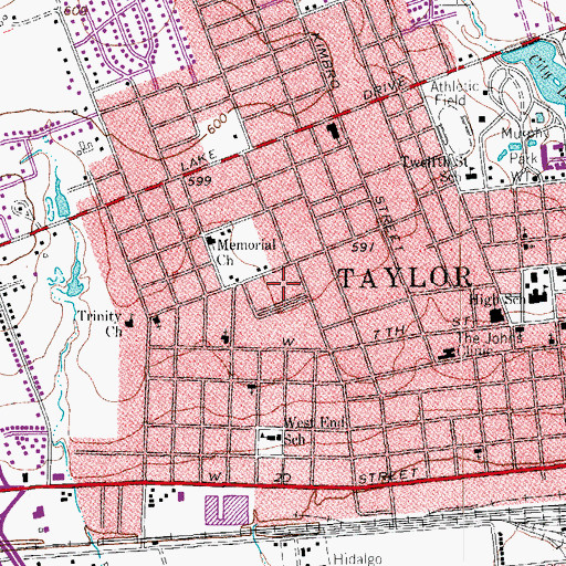 Taylor Tx Map