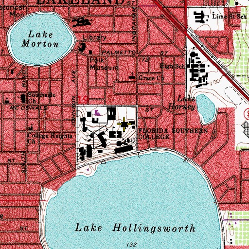 Florida Southern College Campus Map