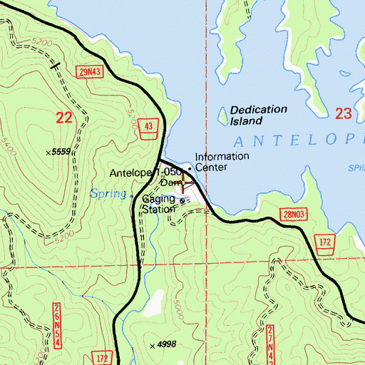 Antelope Valley Dam, CA