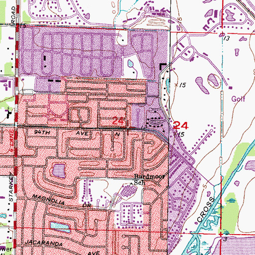 Bardmoor Census Designated Place, FL