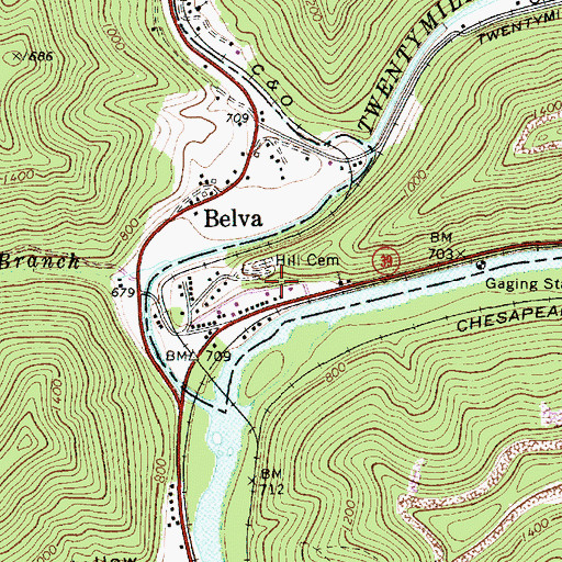 Belva Census Designated Place, WV