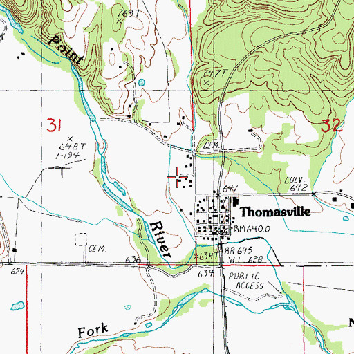 Thomasville Census Designated Place, MO