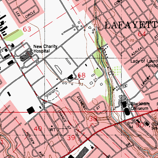 University of Louisiana Lafayette Leon Moncla Sr Indoor Practice ...