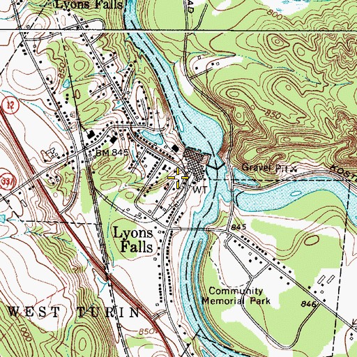 Biblical Map Lyons Bible Land Maps | New Testament Christians.Com