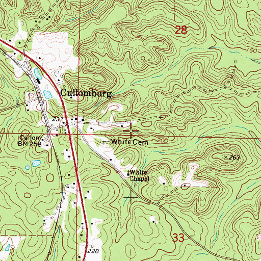 Cullomburg Census Designated Place, AL