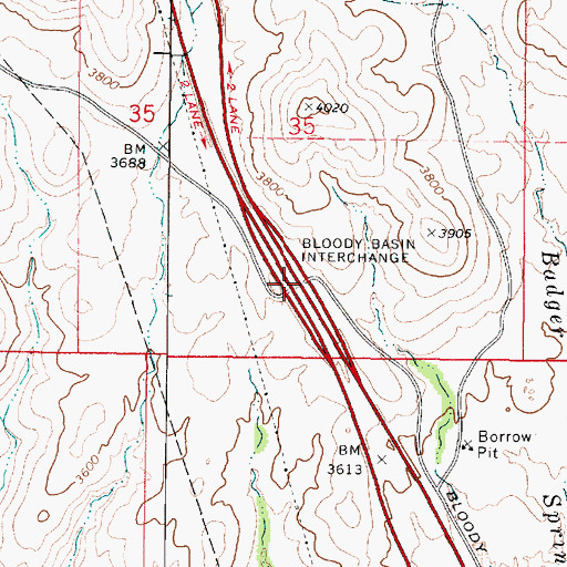 Bloody Basin Interchange, AZ