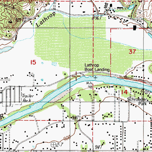 Lathrop Landing Boat Ramp, OR
