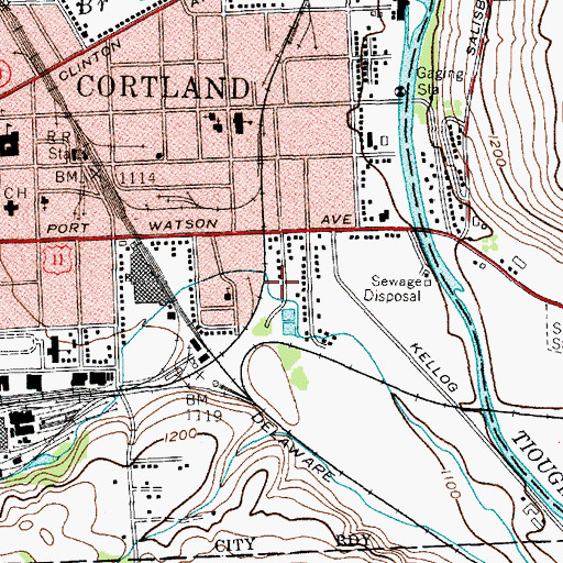 Map Of Cortland Ny