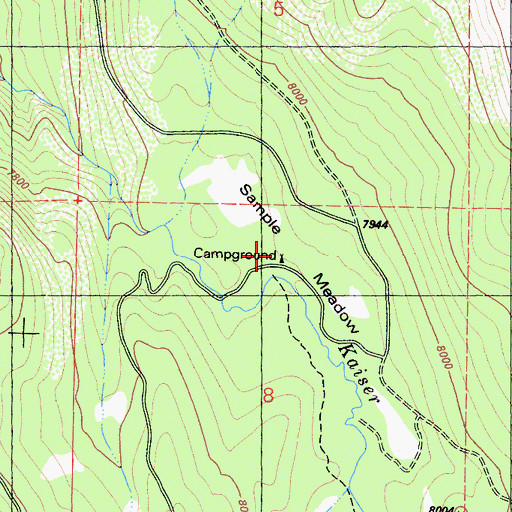 Sample Meadow Campground, CA