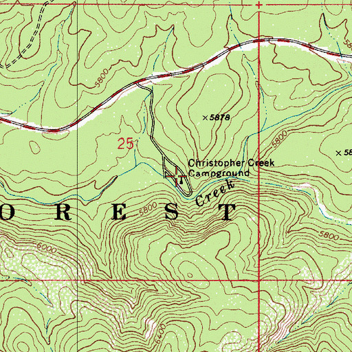 Christopher Creek Campground, AZ