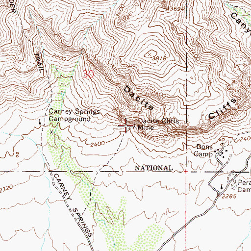 Dacite Cliffs Mine, AZ