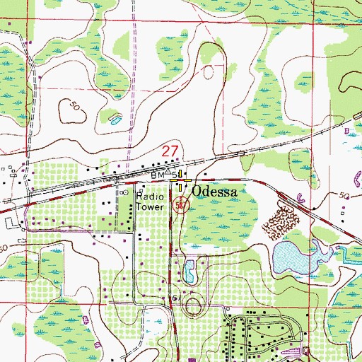 Map Of Odessa Florida