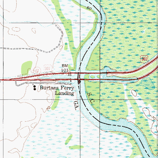 Burtons Ferry (historical), GA