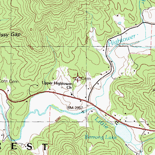 Upper Hightower Cemetery, GA