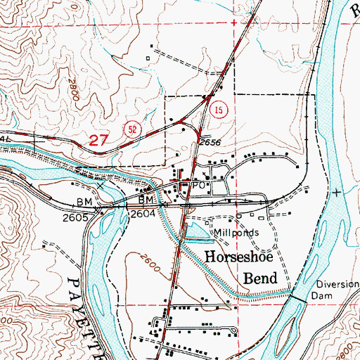 Horseshoe Bend Map
