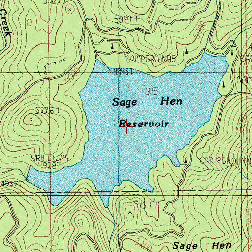 Sage Hen Reservoir, ID