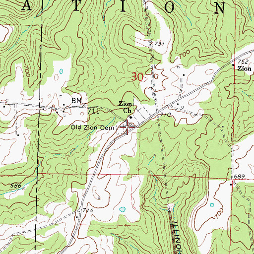 Old Zion Cemetery, IL