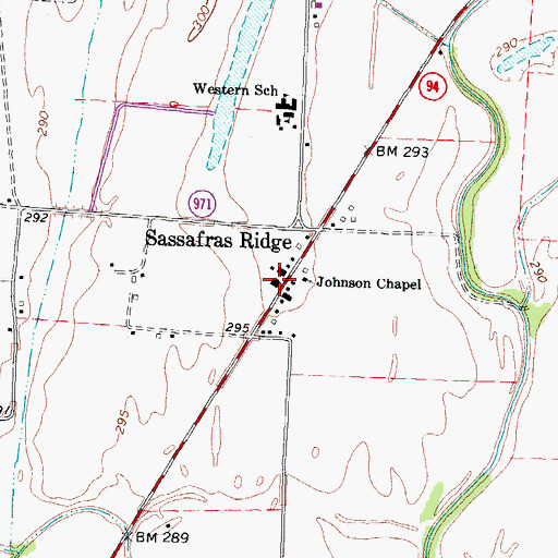 Sassafras Ridge (historical), KY