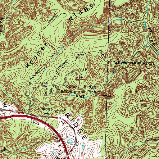 Koomer Ridge Camping and Picnic Area, KY