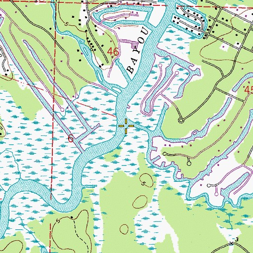 Cedar Bayou Texas Map