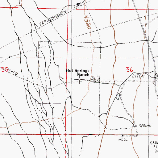 Hot Springs Ranch, NV